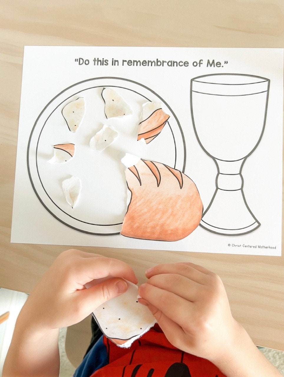 The Last Supper Communion Craft/activity for Kids Easter Sunday School ...