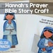 Hannah's Prayer Samuel Bible Story Craft Digital Download in English ...
