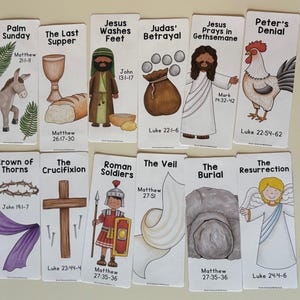 Easter Devotional Cards for Jumbo Resurrection Eggs, Easter Activity ...
