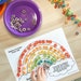 Noah's Ark Rainbow Promise Fruit Loop Snack Mat Activity - Etsy