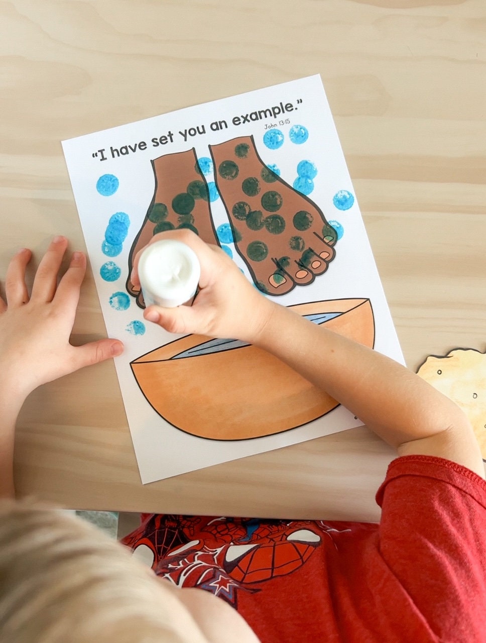 Serve Like Jesus Washing Feet Craftivity Perfect for Families and ...