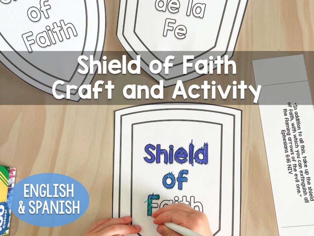 Armor of God Shield of Faith Craft and Activity Digital Download for ...