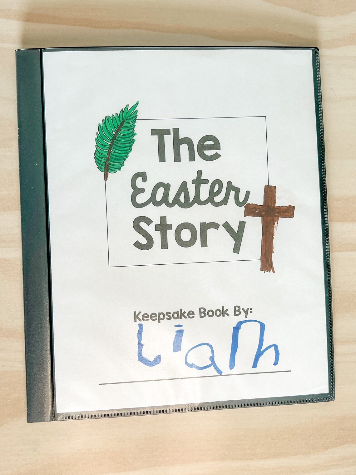 The Easter Story Handprint Keepsake Book for Kids 16 Pages - Etsy