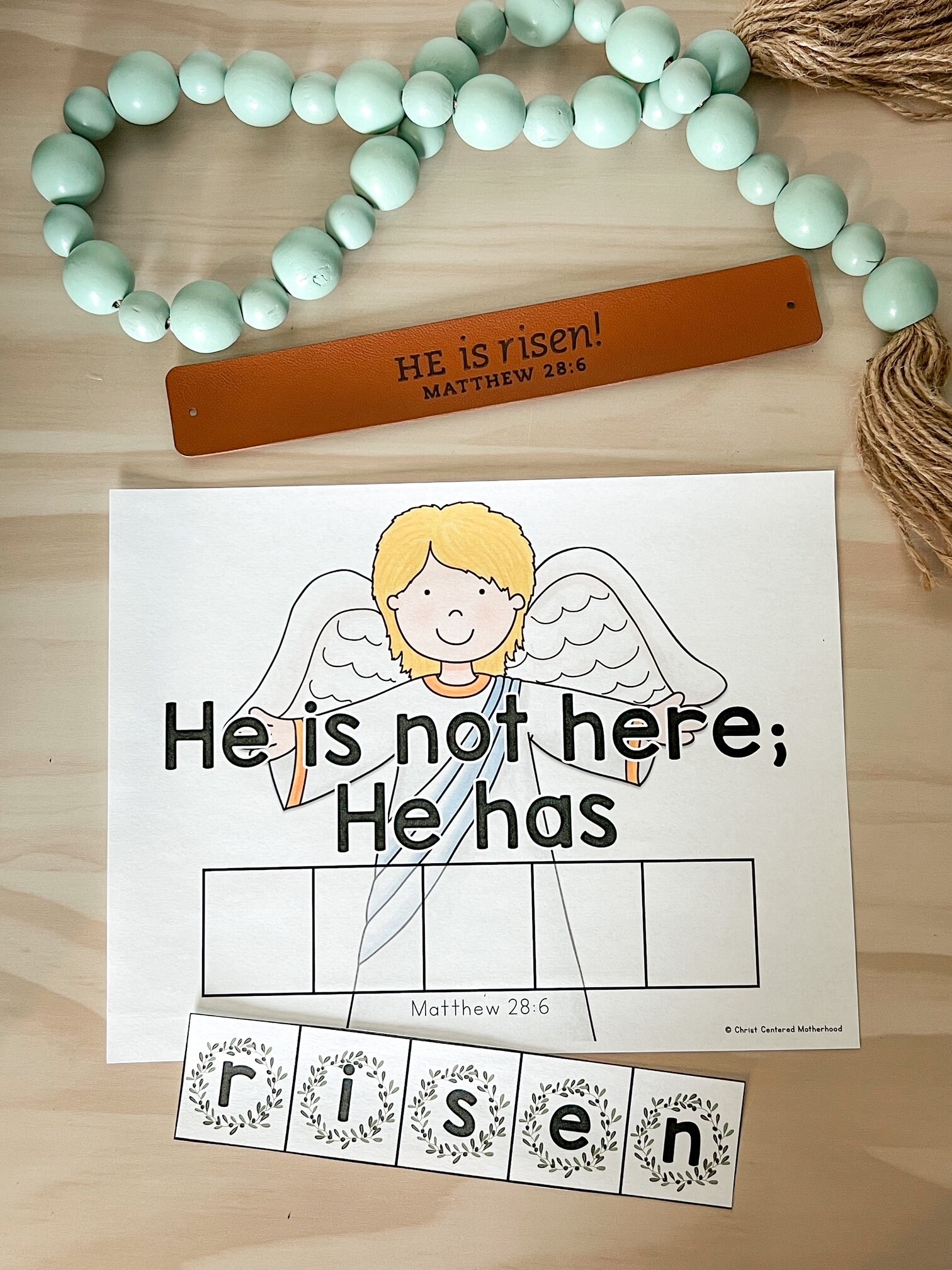 Easter Holy Week Memory Verse Activities for Little Ones Sunday School ...