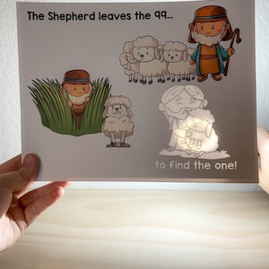 Parable of the Lost Sheep Jesus Good Shepherd Digital Download Sunday ...