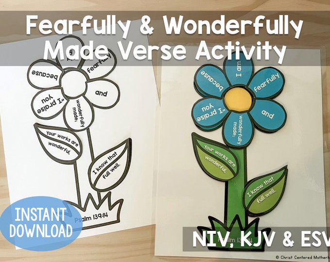 Hannah's Prayer Samuel Bible Story Craft Digital Download in English ...