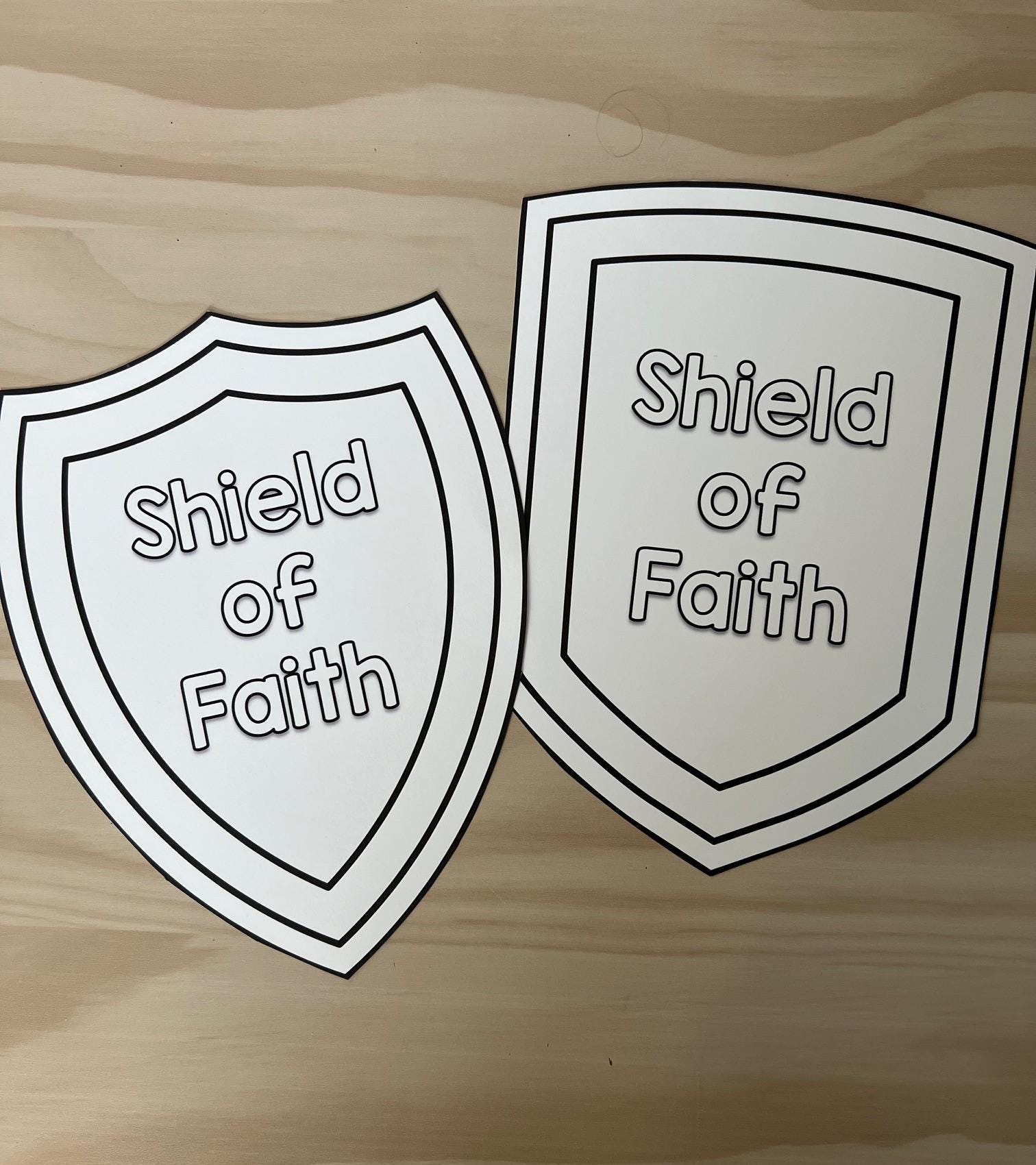 Armor of God Shield of Faith Craft and Activity Digital Download for ...