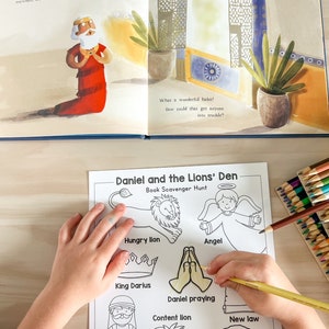 English AND Spanish Daniel and the Lions' Den Activity Bundle for Kids ...