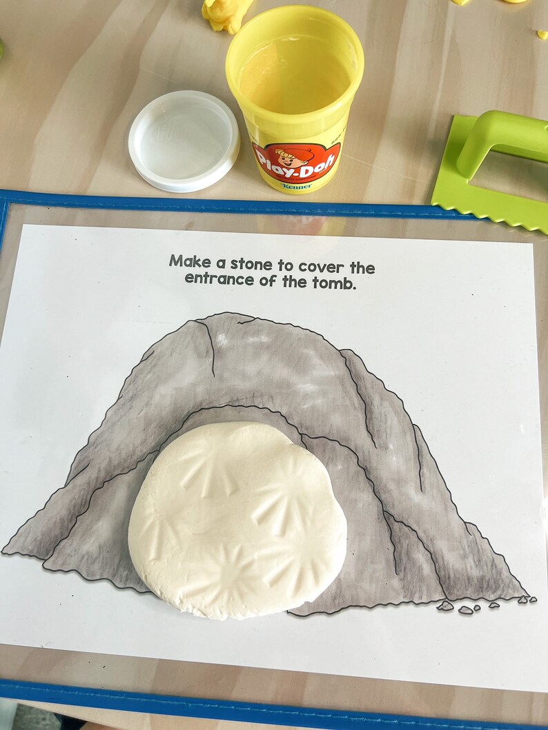 Easter Holy Week Playdough Mats Perfect for Sunday School and - Etsy