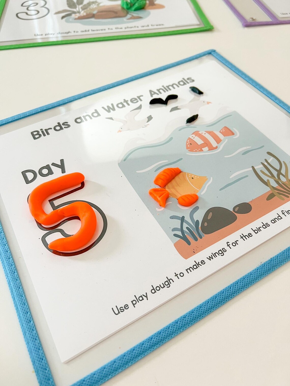 7 Days of Creation Bible Play Dough Mats Sunday School Church Christian ...