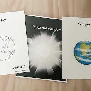 Jesus Light of the World Flashlight Activity English AND Spanish Sunday ...