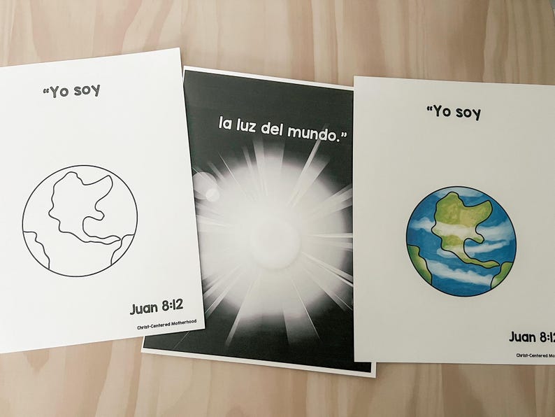Jesus Light of the World Flashlight Activity English AND Spanish Sunday ...