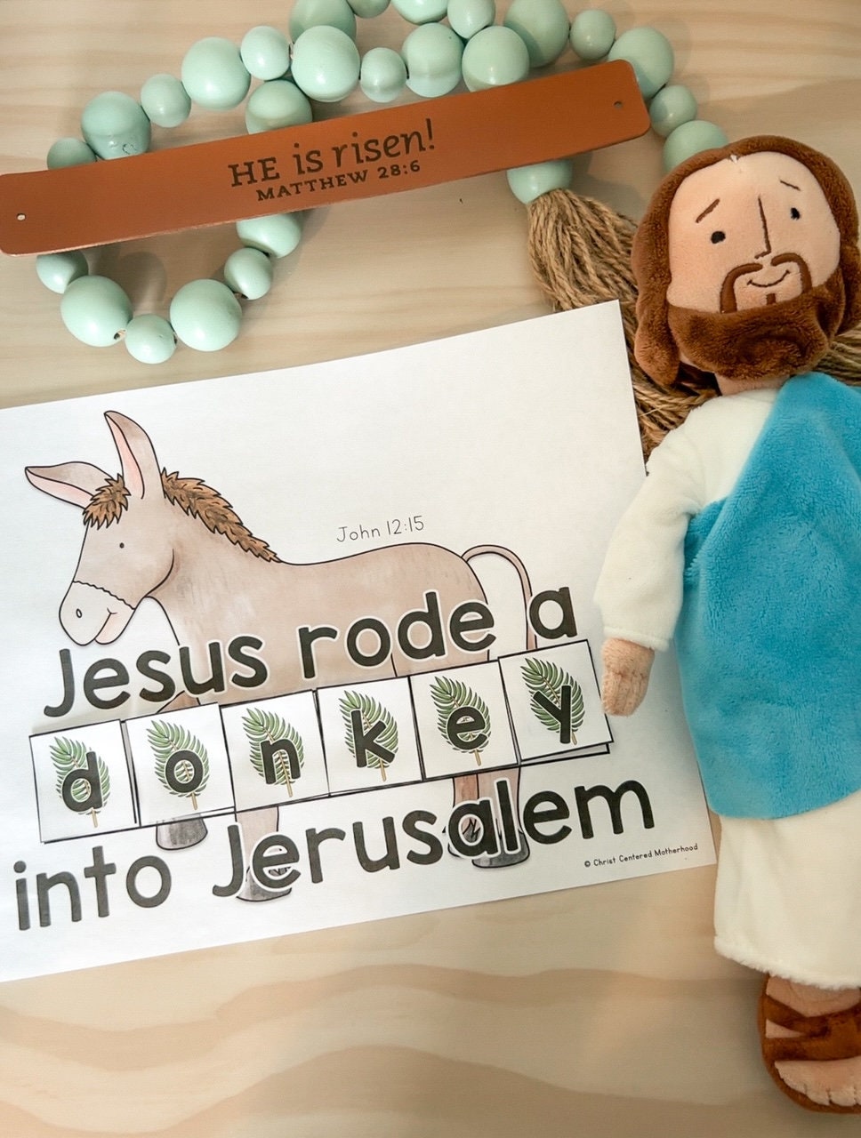Easter Holy Week Memory Verse Activities for Little Ones Sunday School ...