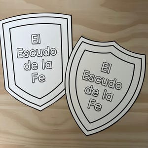 Armor of God Shield of Faith Craft and Activity Digital Download for ...