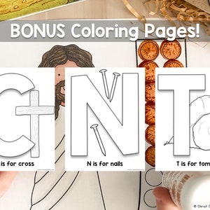 Easter Holy Week Dot Marker Printables and Coloring Pages - Etsy