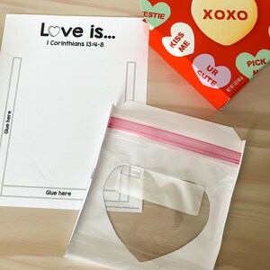 Love Is...1 Corinthians 13:4-8 Memory Verse Activity Bible Verse ...