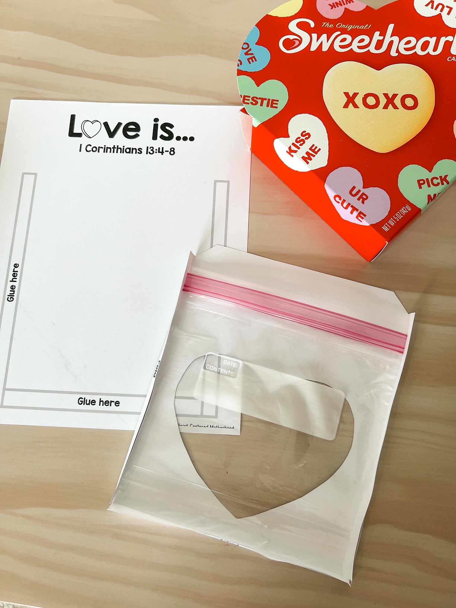 Love Is...1 Corinthians 13:4-8 Memory Verse Activity Bible Verse ...