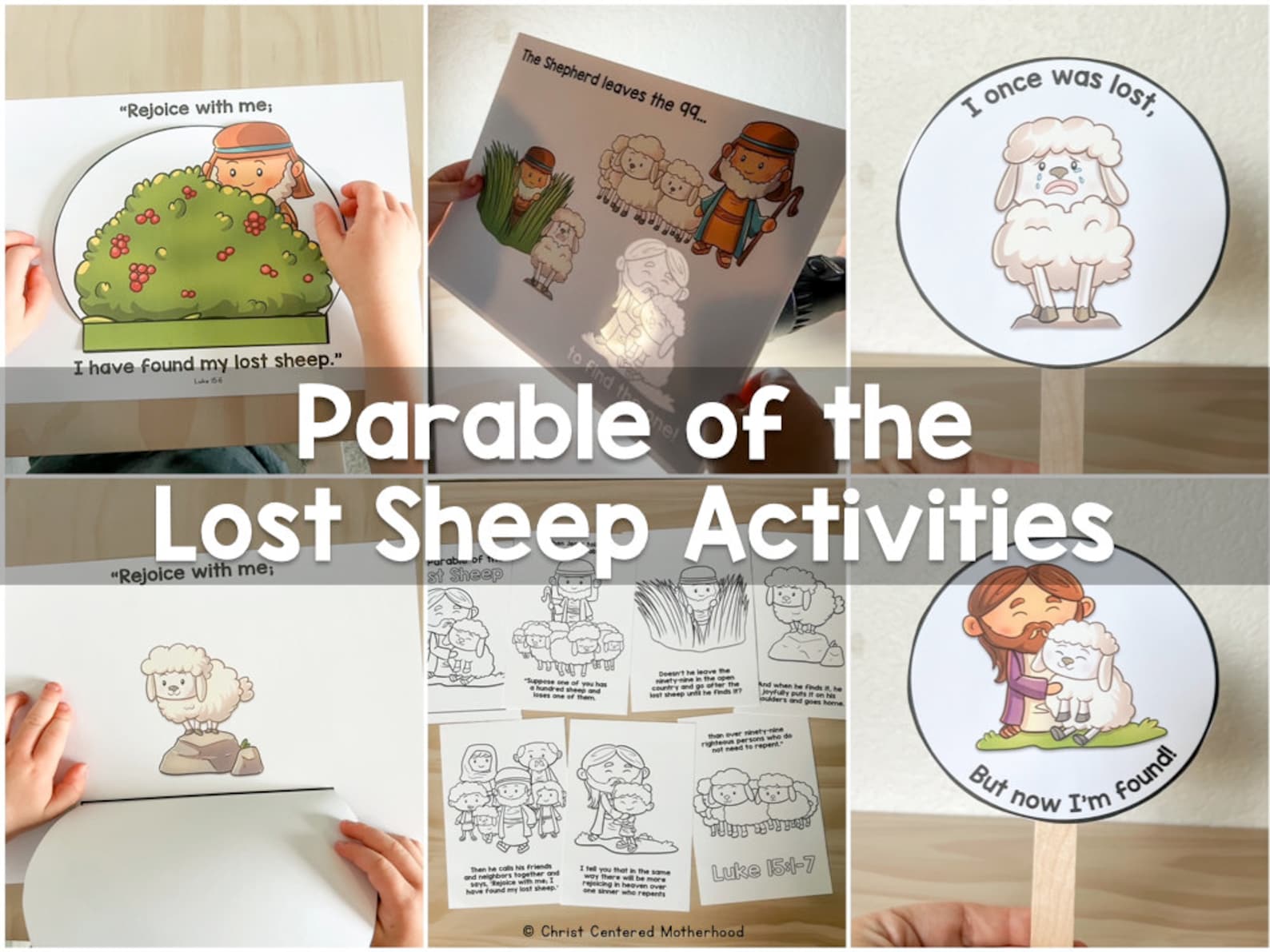 Parable of the Lost Sheep Jesus Good Shepherd Digital Download Sunday ...