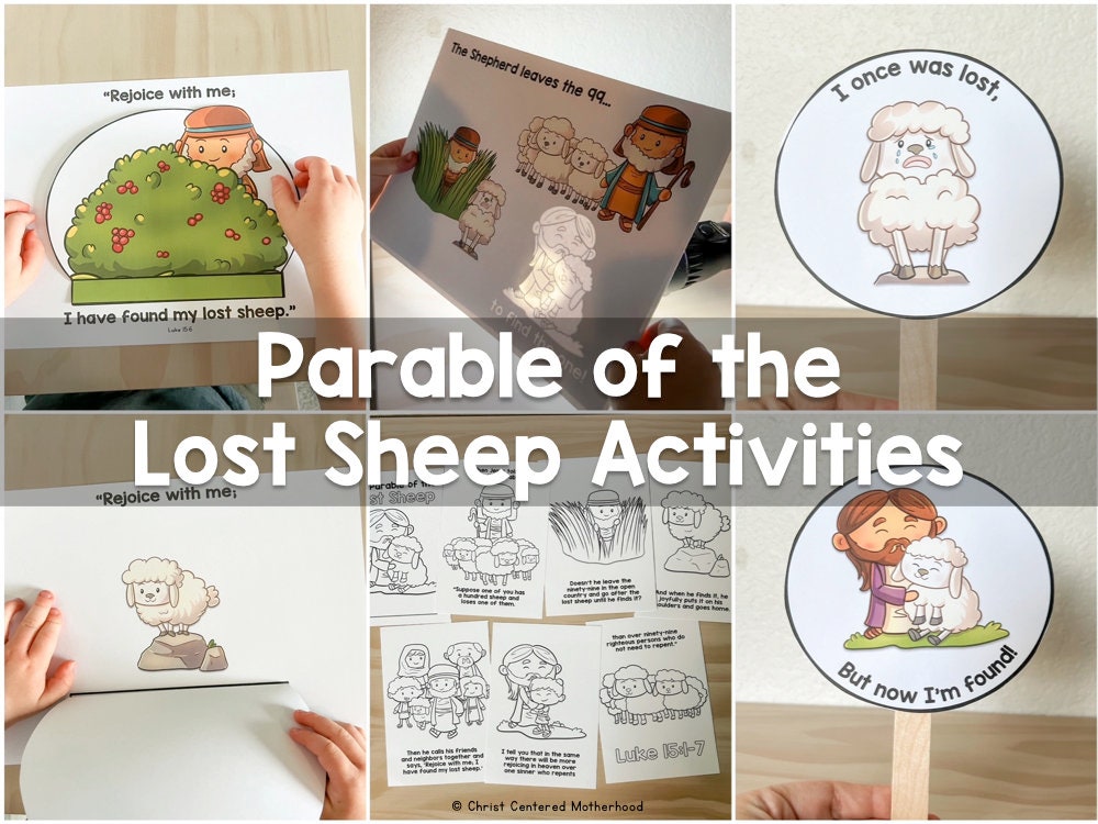 Parable of the Lost Sheep Jesus Good Shepherd Digital Download Sunday ...