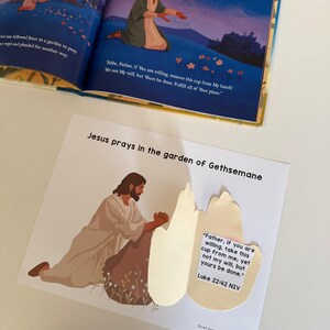 Jesus' Garden of Gethsemane Prayer Easter Craftivity for Church or Home ...