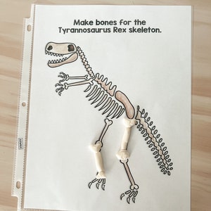 Dinosaur Interactive Playdough Mats Digital Download - Etsy