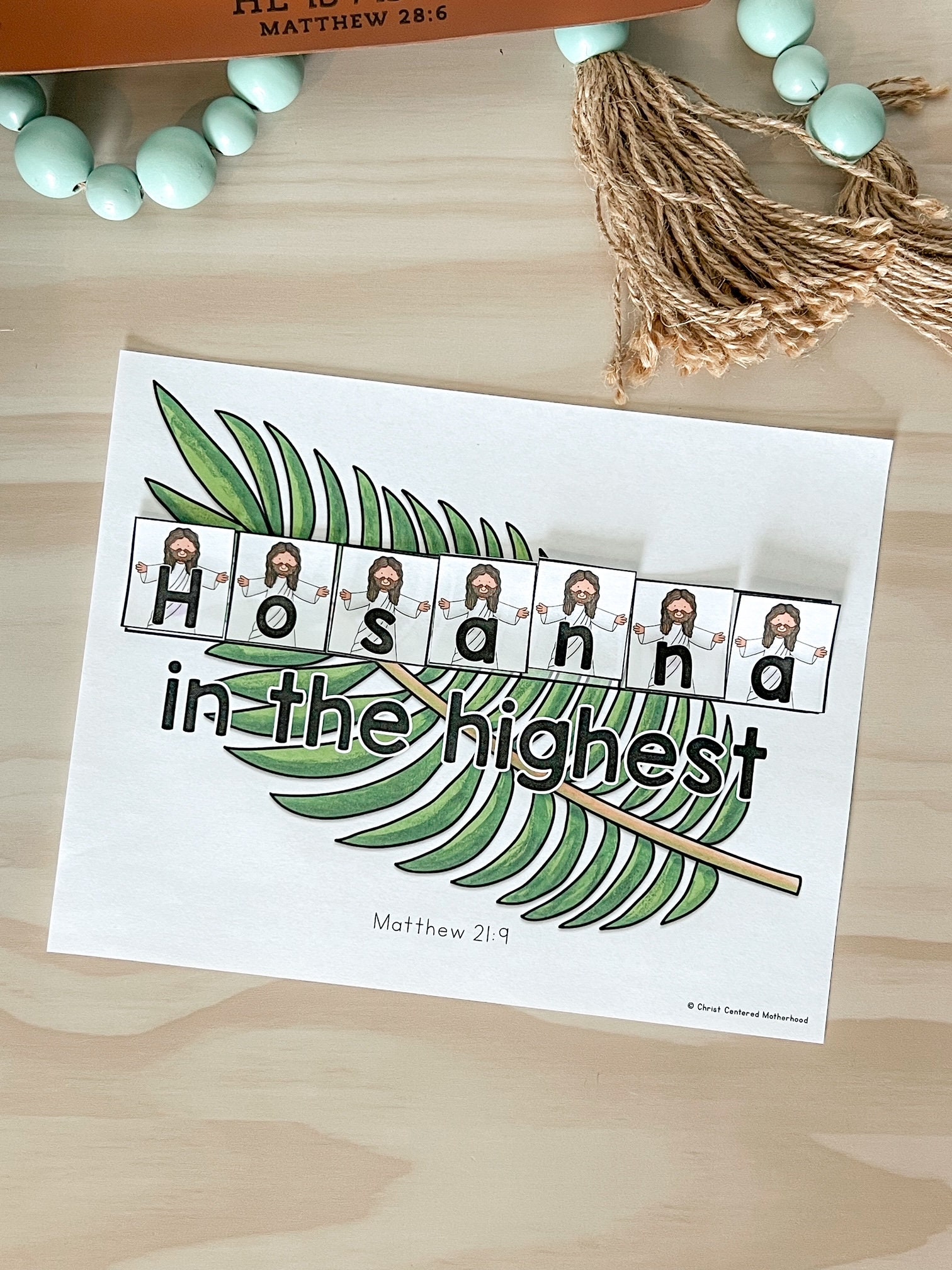 Easter Holy Week Memory Verse Activities for Little Ones Sunday School ...