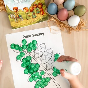 Easter Holy Week Dot Marker Printables and Coloring Pages - Etsy