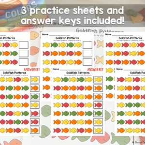 Rainbow Goldfish AB, ABB & ABC Patterns - Etsy