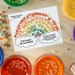 Noah's Ark Rainbow Promise Fruit Loop Snack Mat Activity - Etsy