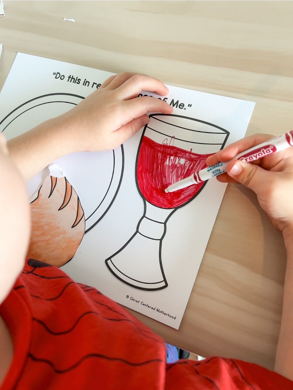 The Last Supper Communion Craft/activity for Kids Easter Sunday School ...