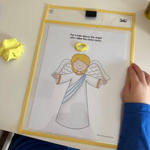 Easter Holy Week Playdough Mats Tactile Sensory Learning Church Sunday ...