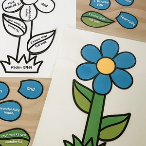 Fearfully and Wonderfully Made Memory Verse Activity Psalm 139:14 ...