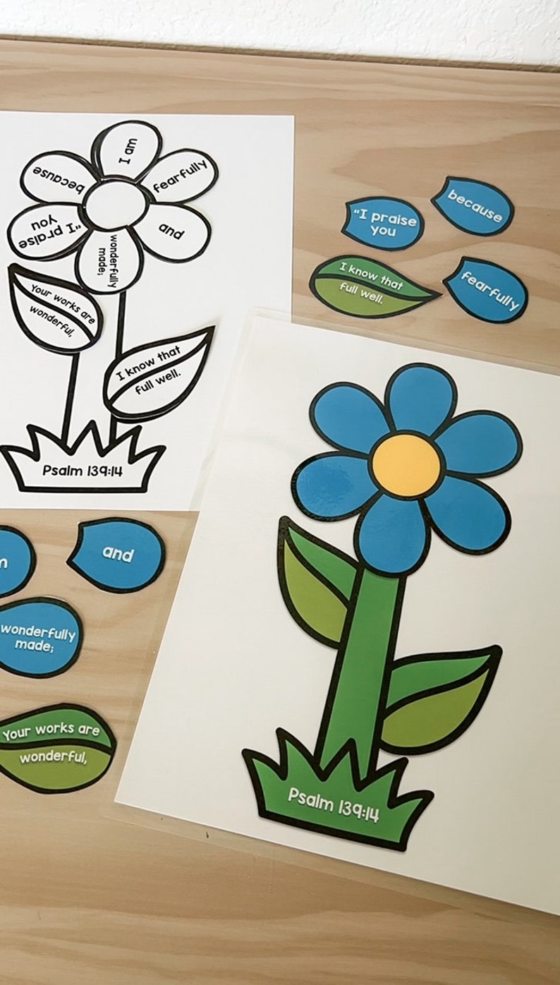 Fearfully and Wonderfully Made Memory Verse Activity Psalm 139:14 ...