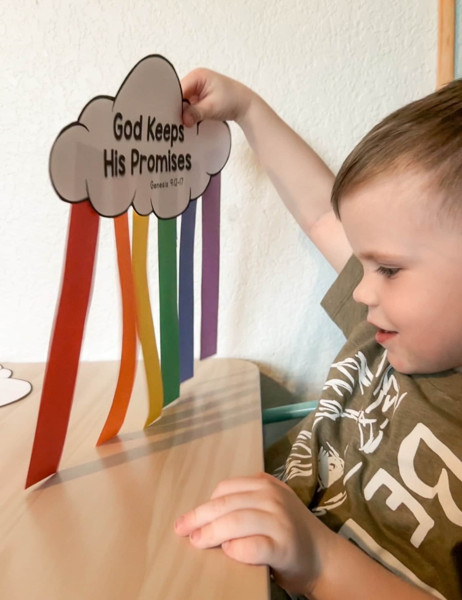 Noah's Ark Bible Story Rainbow Promise Craftivity Perfect for Families ...