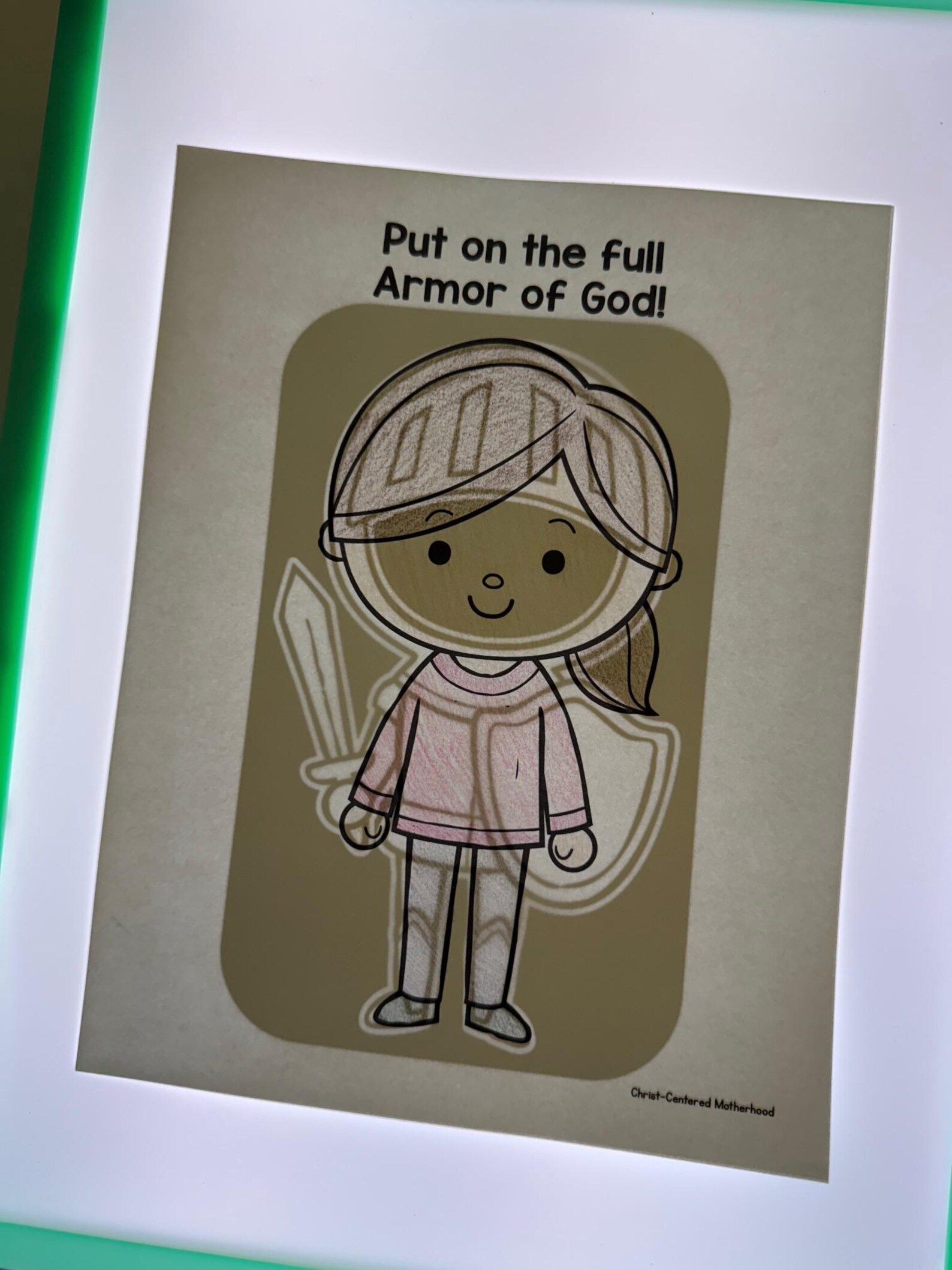 Armor of God Flashlight Activity Digital Download English and Spanish ...