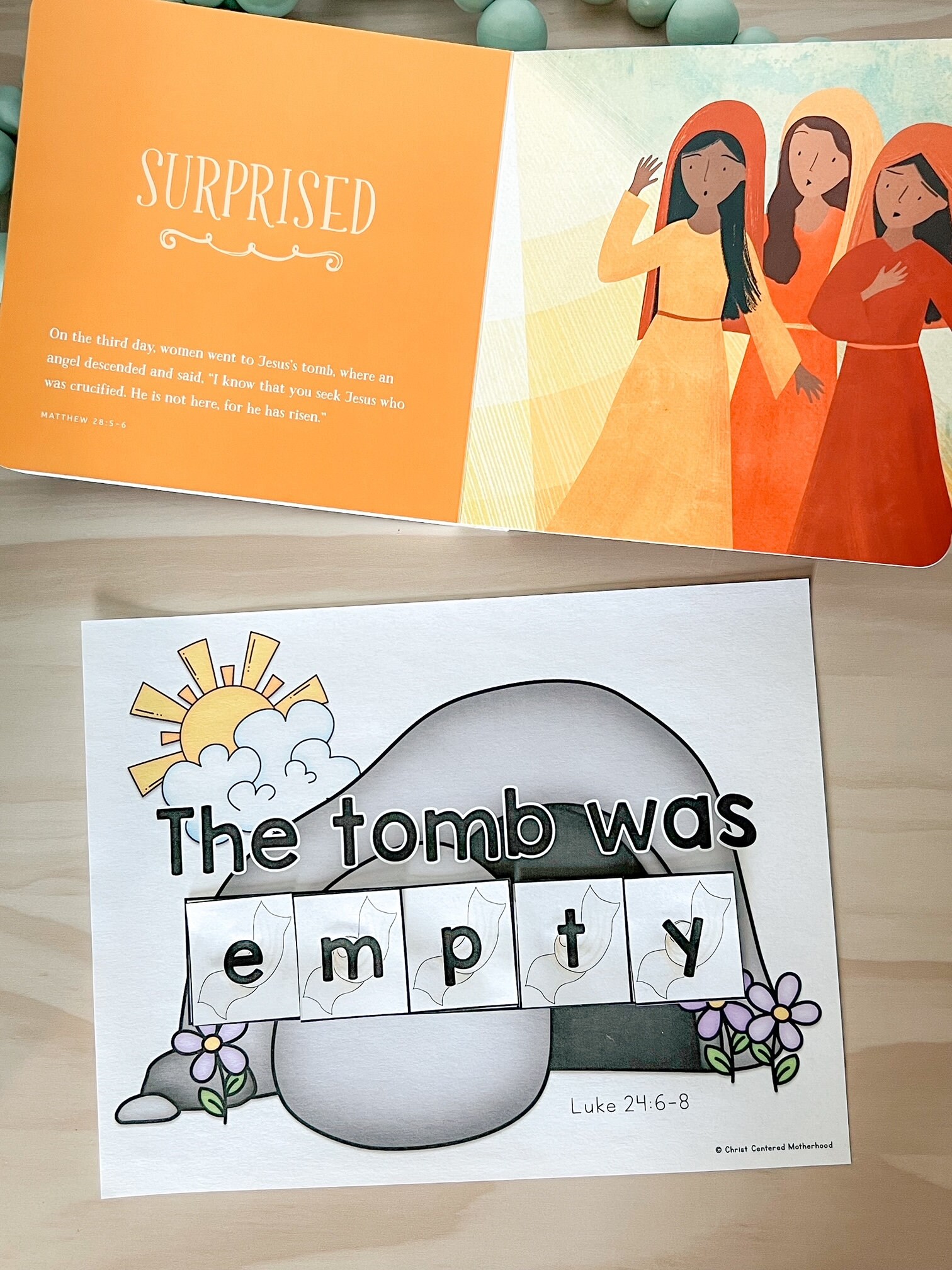 Easter Holy Week Memory Verse Activities for Little Ones Sunday School ...