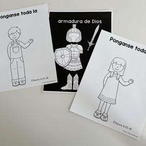 Armor of God Flashlight Activity Digital Download English and Spanish ...