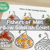 Fishers of Men Goldfish Snack Mat and Coloring Page - Etsy