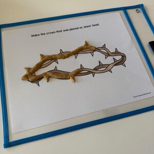 Easter Holy Week Playdough Mats Tactile Sensory Learning Church Sunday ...