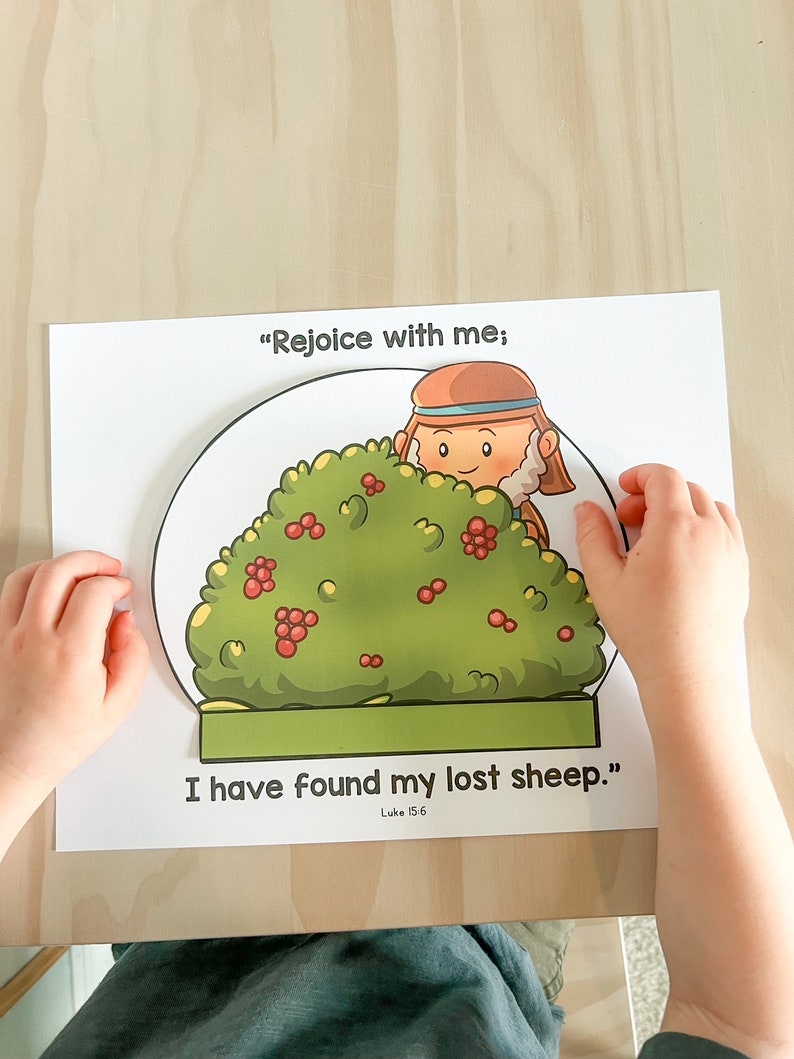 Parable of the Lost Sheep Jesus Good Shepherd Digital Download Sunday ...