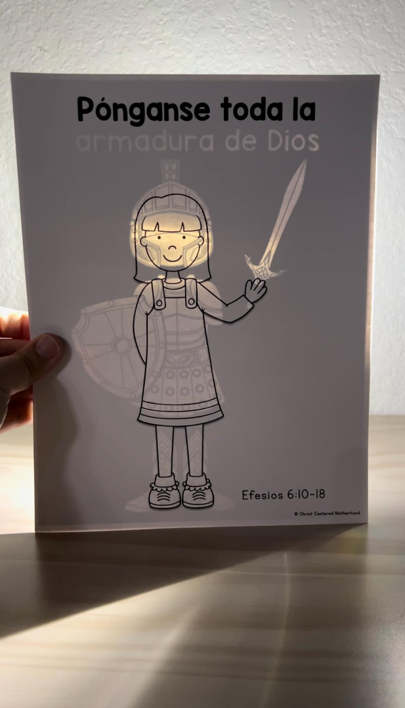 Armor of God Flashlight Activity Digital Download English and Spanish ...