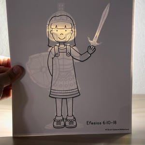 Armor of God Flashlight Activity Digital Download English and Spanish ...