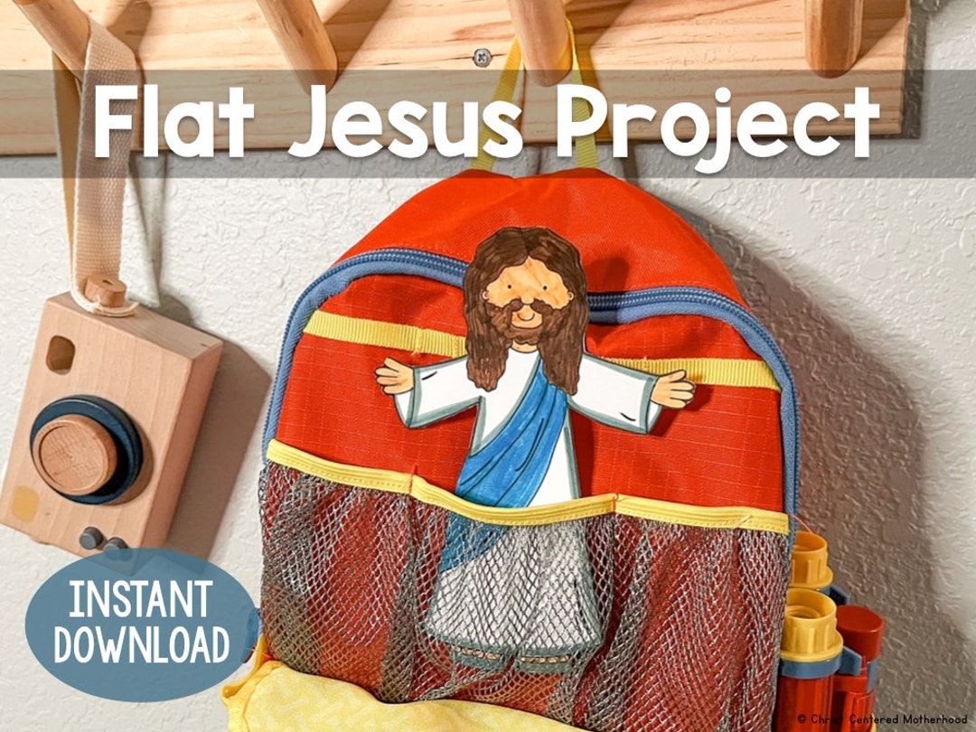 Flat Jesus Project (inspired by Flat Stanley) Church or Home Activity ...