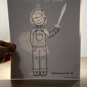 Armor of God Flashlight Activity Digital Download English and Spanish ...