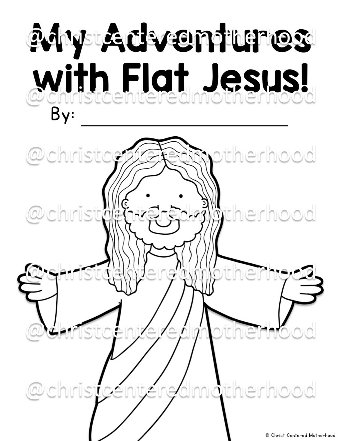 Flat Jesus Project (inspired by Flat Stanley) Church or Home Activity ...