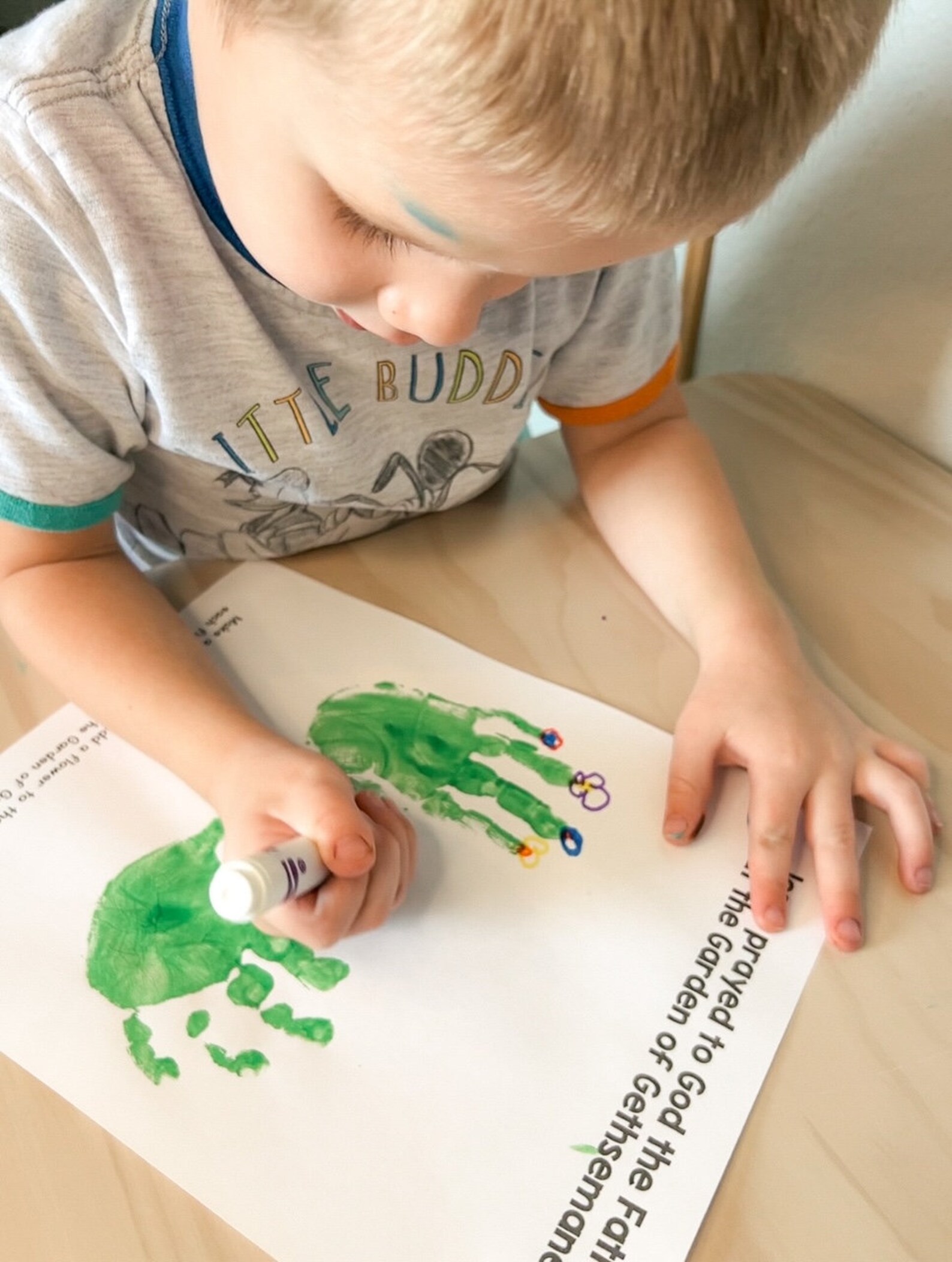 The Easter Story Handprint Keepsake Book for Kids 16 Pages - Etsy