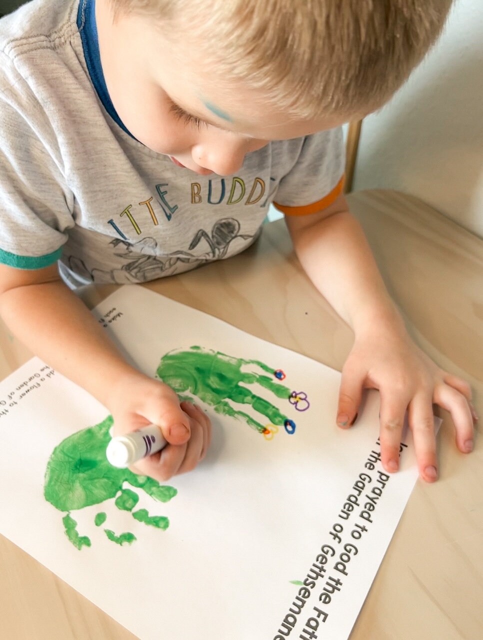 The Easter Story Handprint Keepsake Book for Kids 16 Pages - Etsy