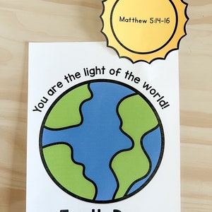 Earth Day Faith-based Activities Digital Download Perfect for Families ...