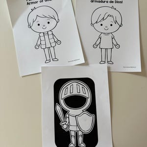Armor of God Flashlight Activity Digital Download English and Spanish ...