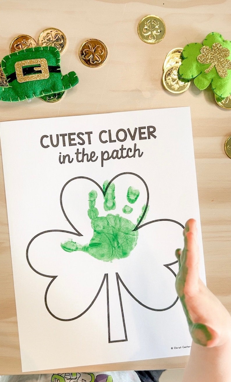 Saint Patrick's Day Faith-based and Generic Handprint Craft Activity or ...